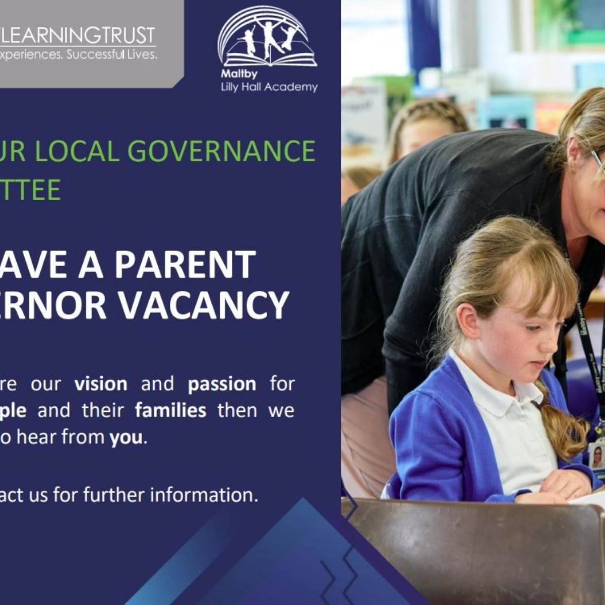 Maltby Lilly Hall Academy - Parent Governor Vacancy